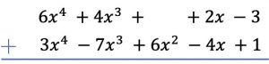Cómo hacer una Suma de Polinomios (ejercicios resueltos)